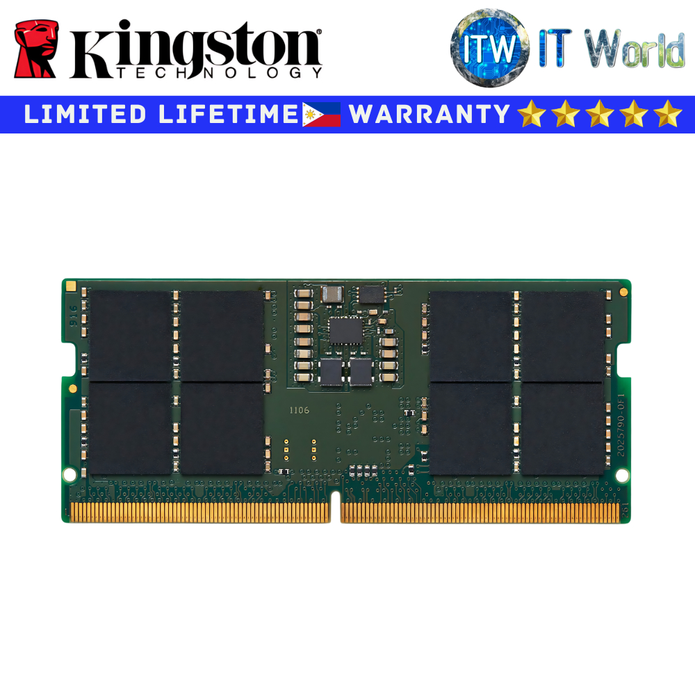 Itw | Kingston DDR5 RAM 16GB (1RX8) 5600MT/s Non-ECC Unbuffered SODIMM (KVR56S46BS8-16) | Shopee ...