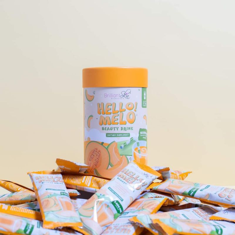 Brilliant Skin HELLO MELO Collagen Drink 5000mg (10 sachets) | Shopee ...