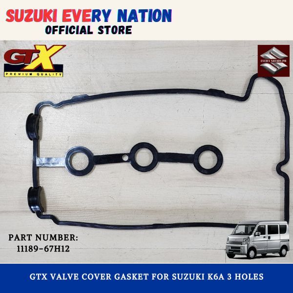 GTX Valve Cover Gasket for Suzuki DA64V / DA64W / DA63 K6A 3 Holes ...