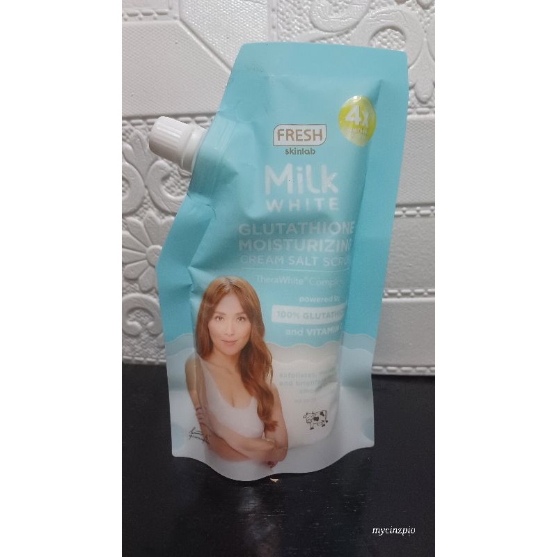 Fresh Skinlab Milk White Glutaboost Cream Spa Salt Scrub 350g | Shopee ...