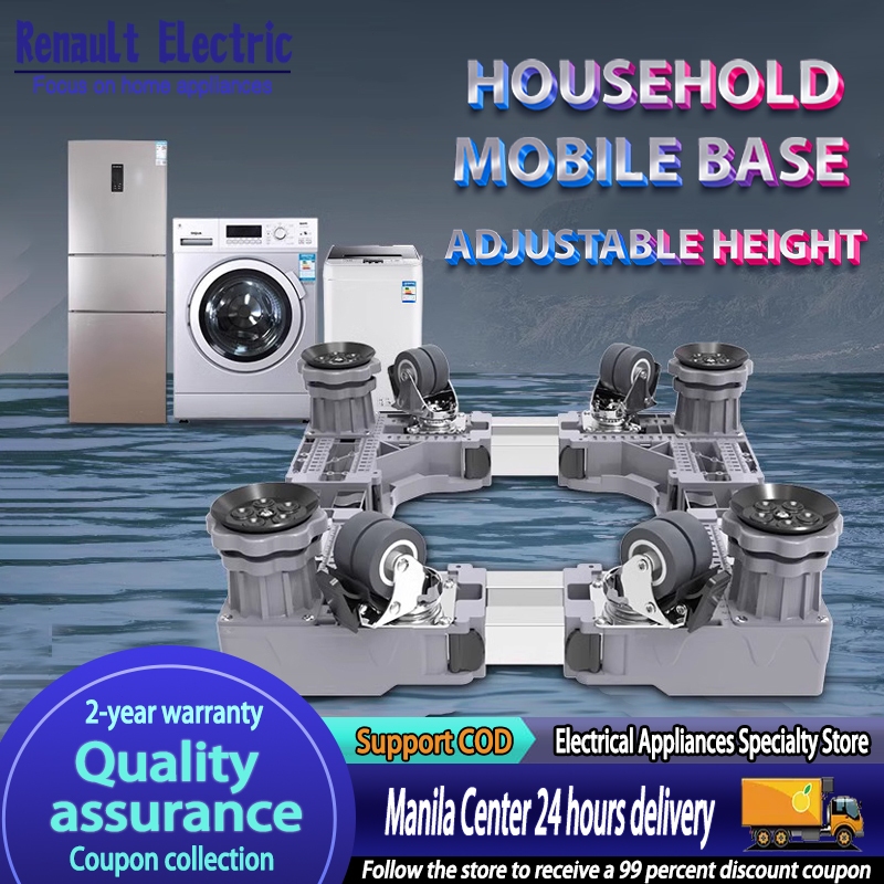 4 Wheels 8 Legs Washing Machine Mobile Stand High Load Capacity Stand ...
