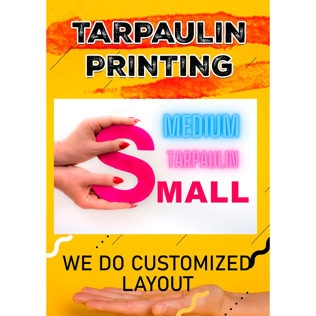 Tarpaulin printing - SMALL TO MEDIUM SIZES/ 11 OZ /Can Print and Ship ...
