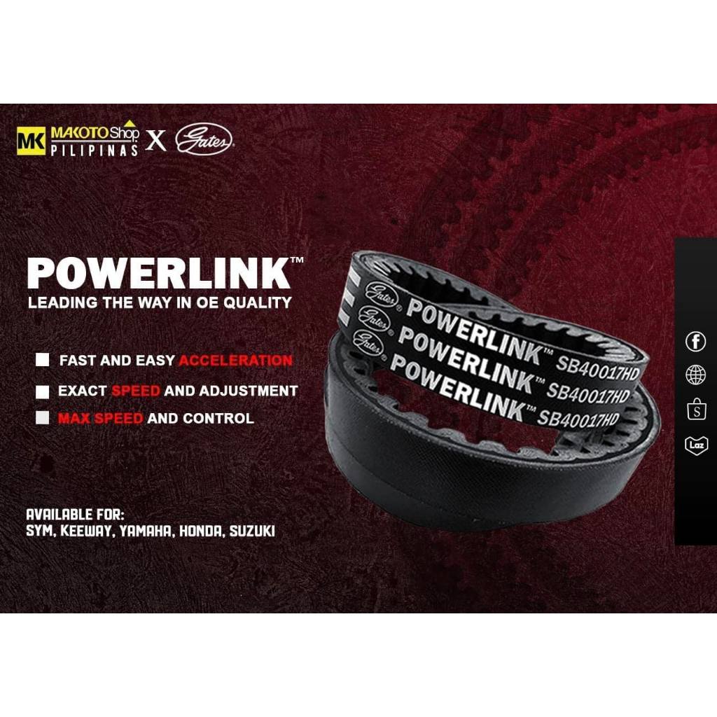 BURGMAN STREET V BELT GATES POWERLINK/GPC | Shopee Philippines