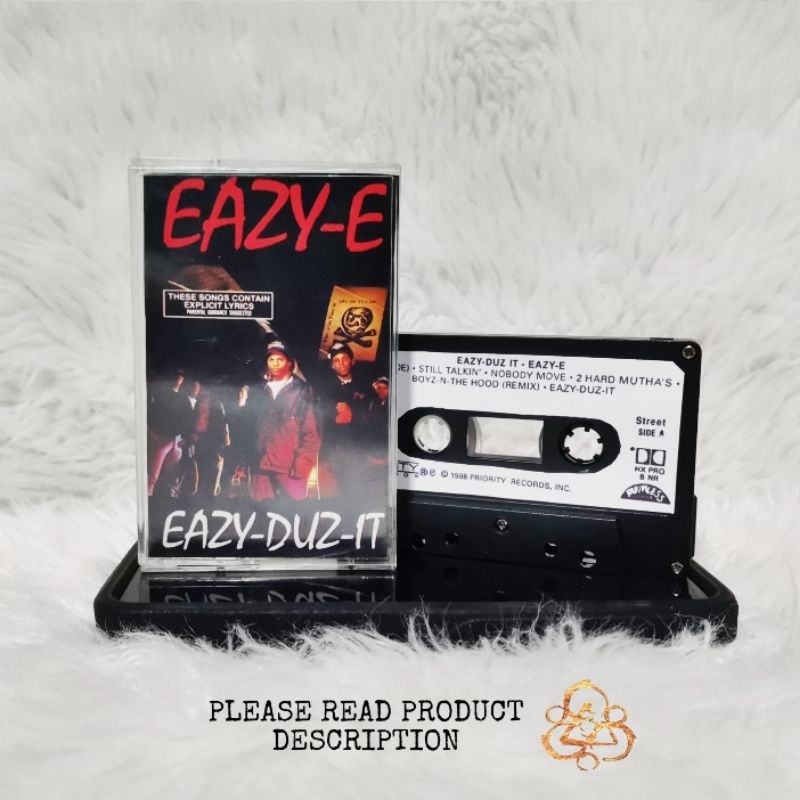 EAZY E ' EAZY-DUZ-IT ' ALBUM CASSETTE TAPE | Shopee Philippines