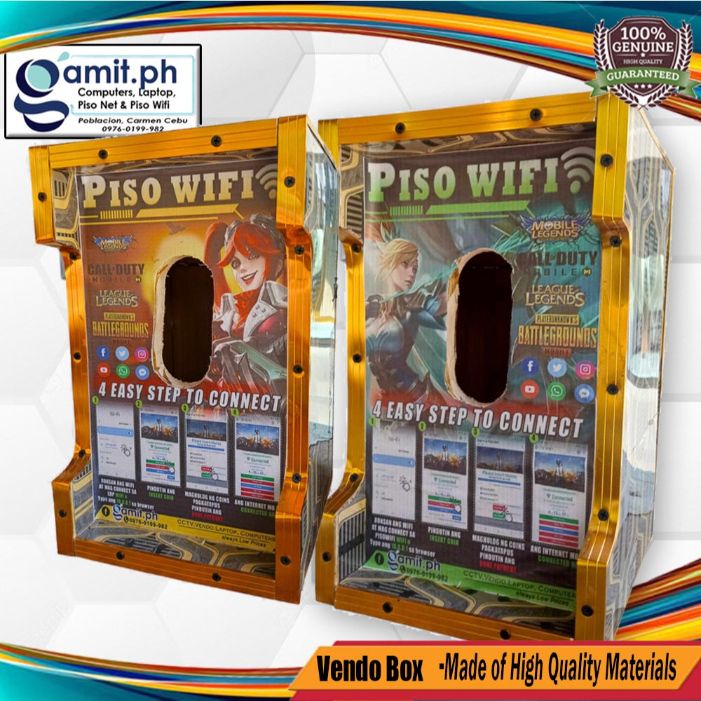 Wifi Vendo Box Casing Formica Finish Quality Box With Lining/ moulding ...