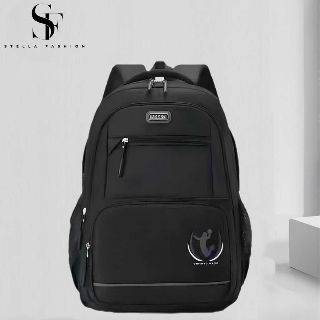 StellaFashion1991 Large Backpack Men Laptop Backpacks Oxford Black High ...