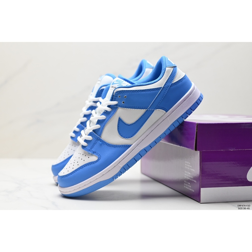 Nike SB Dunk Low SE sneakers for men ＆ women light blue white | Shopee ...