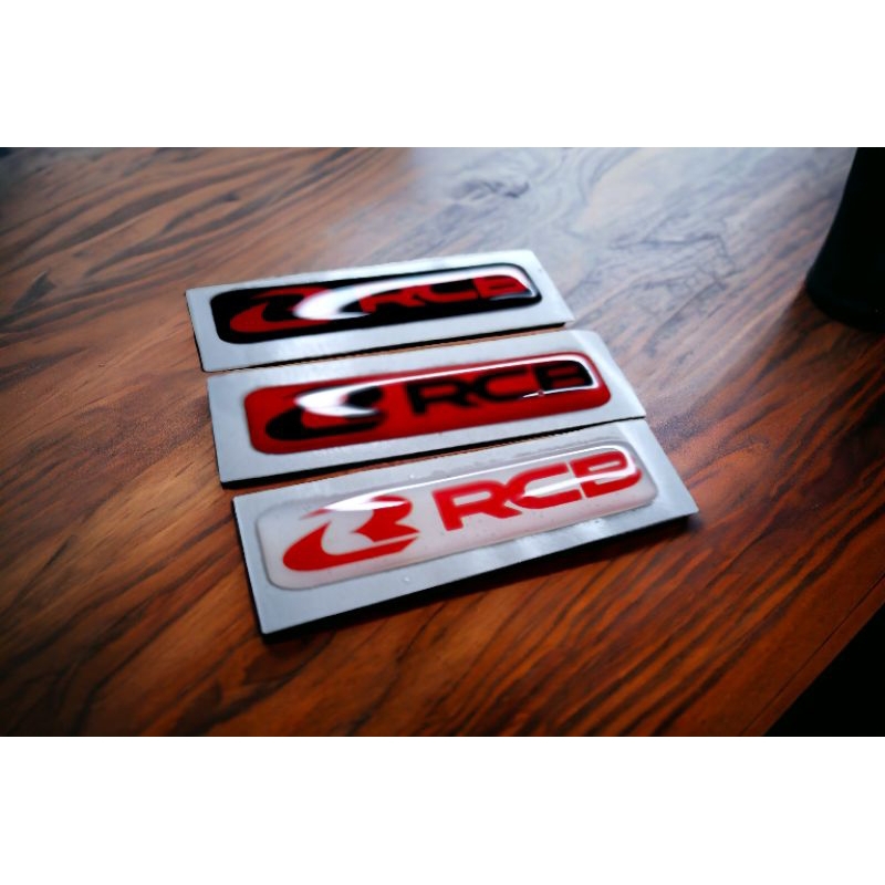 RCB JELLY EMBOSSED 2" EMBLEM STICKER | Shopee Philippines