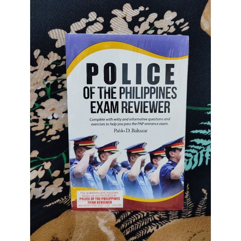 Police of the Philippines Exam Reviewer by Pablo D. Baltazar | Shopee ...