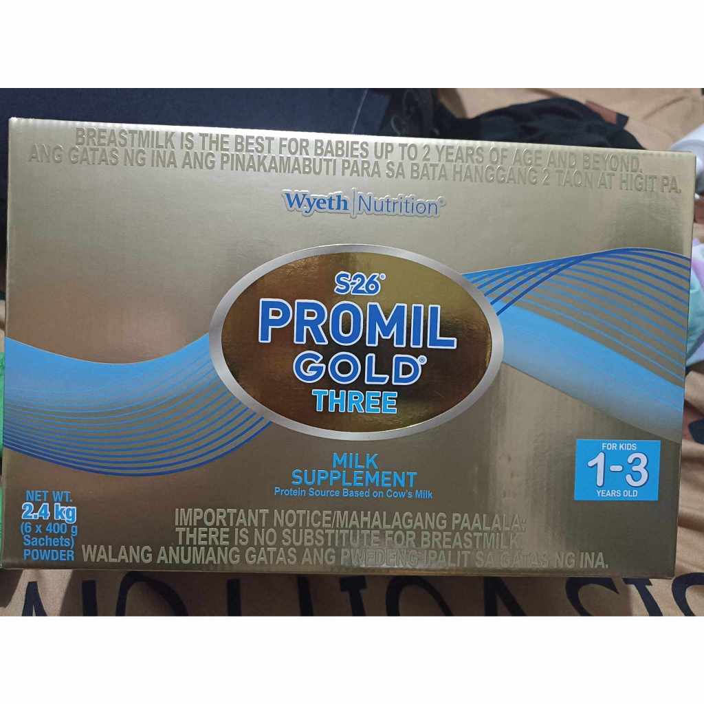 S26 Promil Gold three 1-3yrs old 2.4kg (September 2024 EXP Date ...
