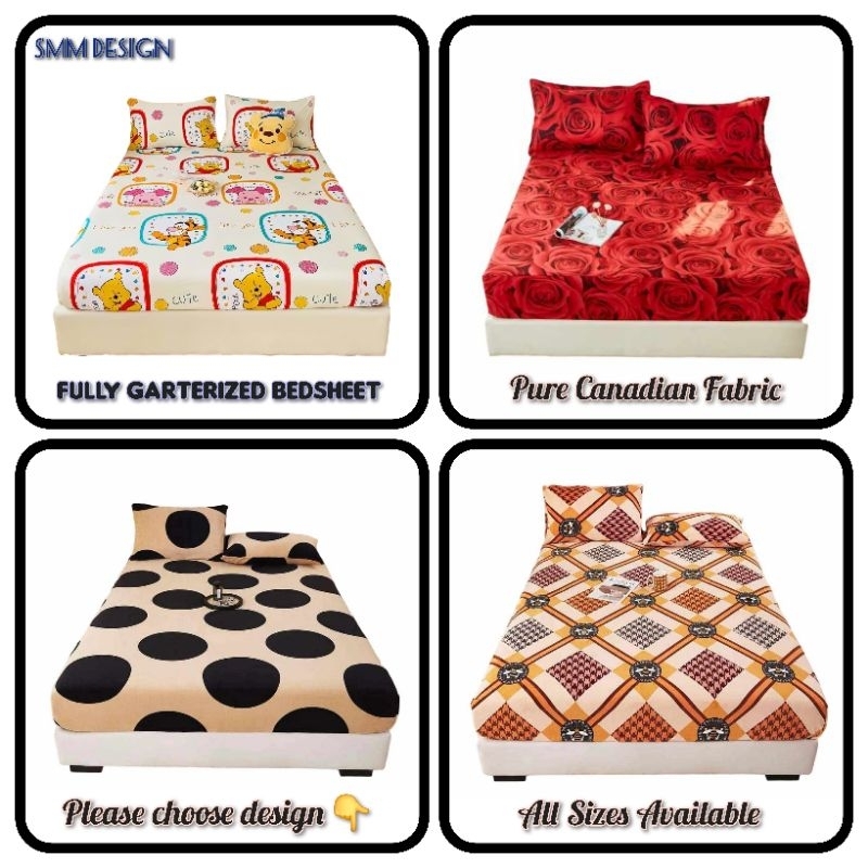 BEDSHEET ONLY/SEMI SINGLE TO KING SIZE/SUPER AFFORDABLE CANADIAN COTTON ...