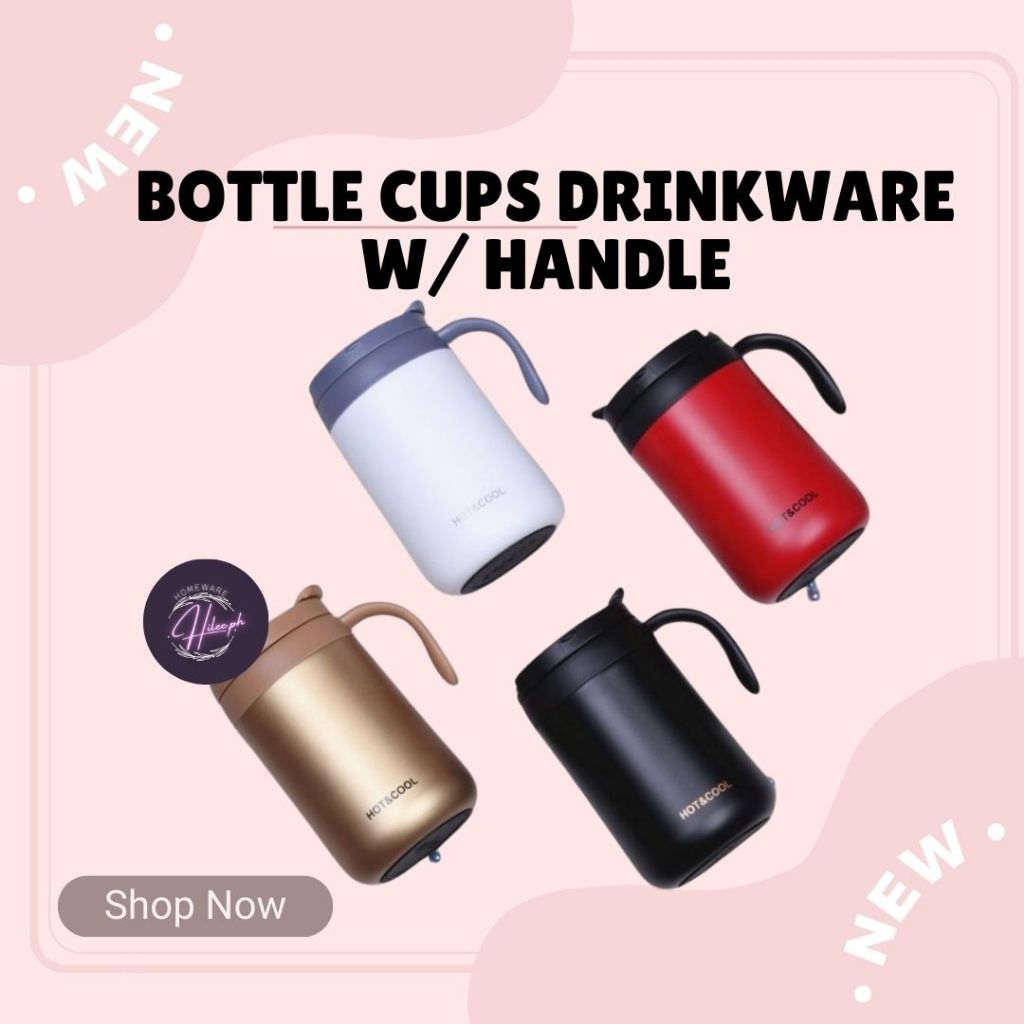 Hilee 350ml/500ml Stainless Steel Coffee Mug Thermos Insulated Water ...