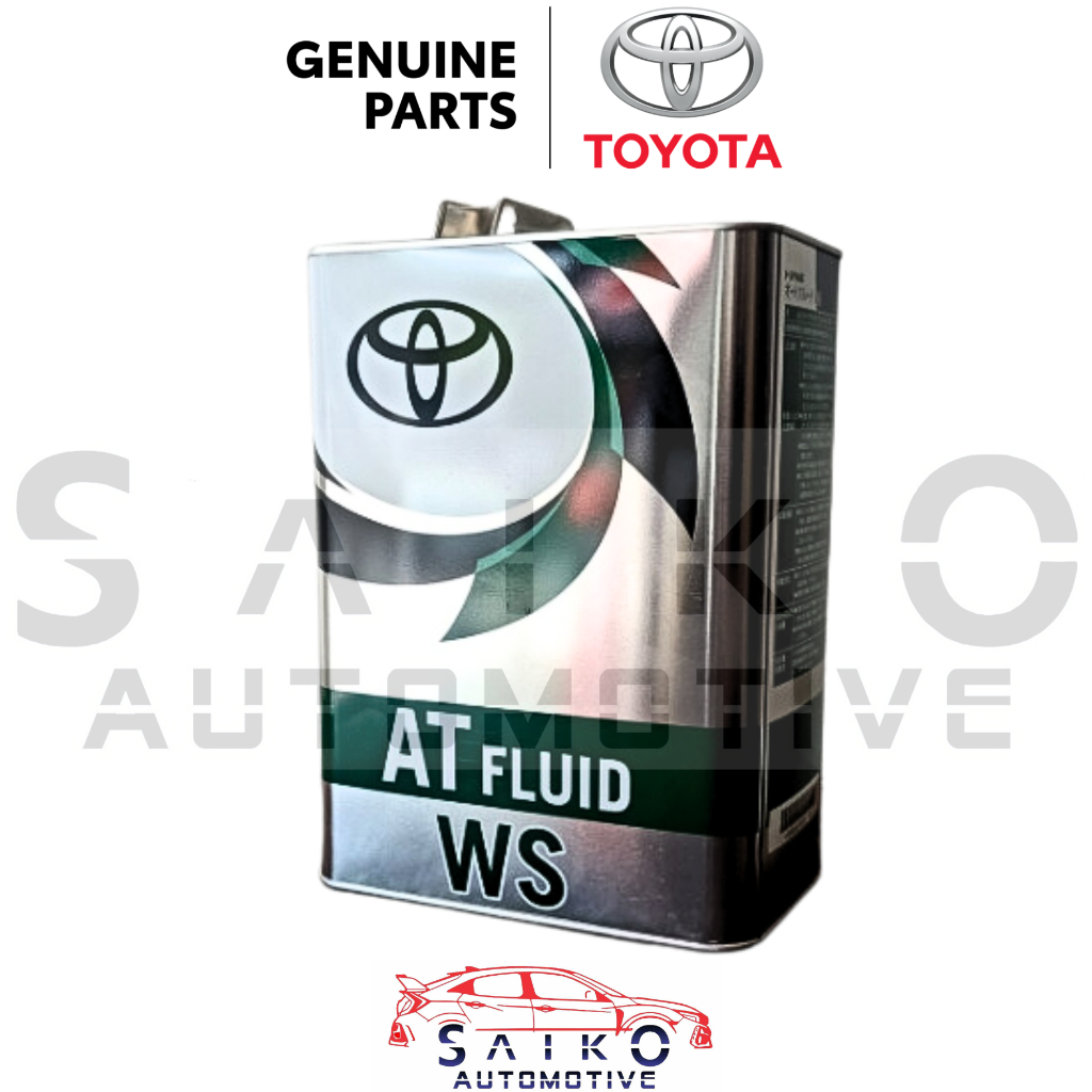 Toyota Automatic Transmission Fluid World Standard (WS) 4 liters (1 ...