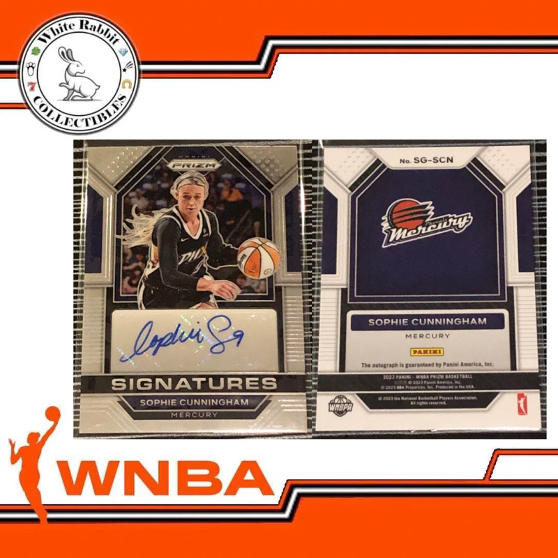 WNBA PANINI PRIZM 2023 - Sophie Cunningham Signature Autograph Card ...