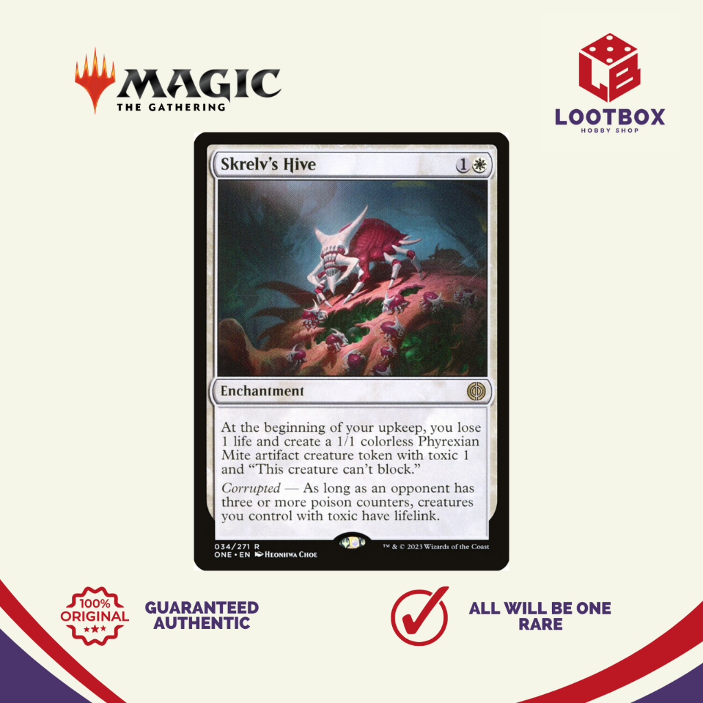 Magic the Gathering: Skrelv's Hive (Rare) - All Will Be One | Shopee ...