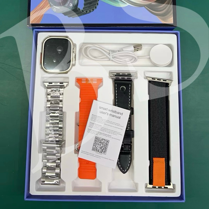 BS iSmart S9 ULTRA Pro Smart Watch 4 Straps Bluetooth Smartwatch ...