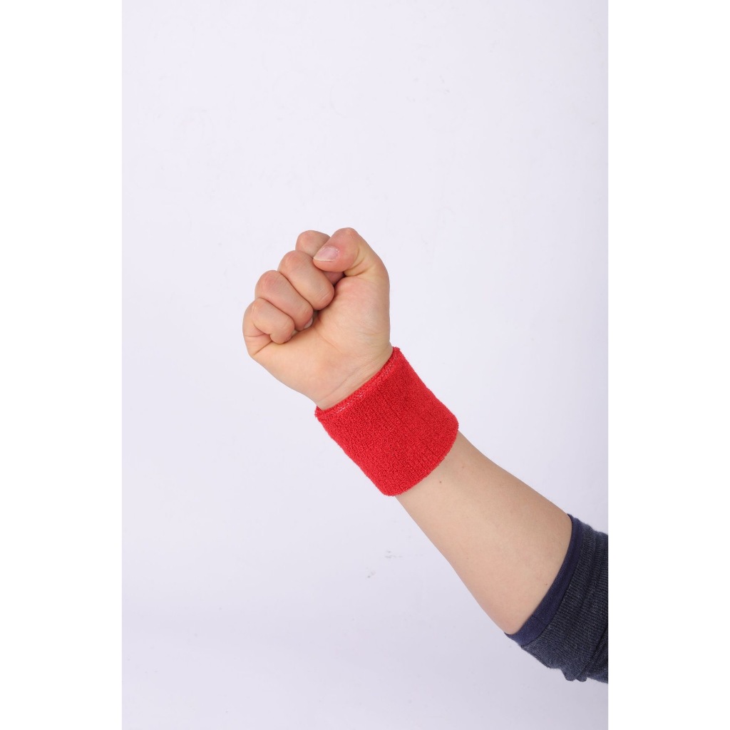 Sports cotton wrist guard fitness basketball sweat absorbing badminton ...