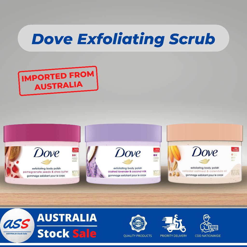 Dove Exfoliating Body Scrub (298g) | Shopee Philippines