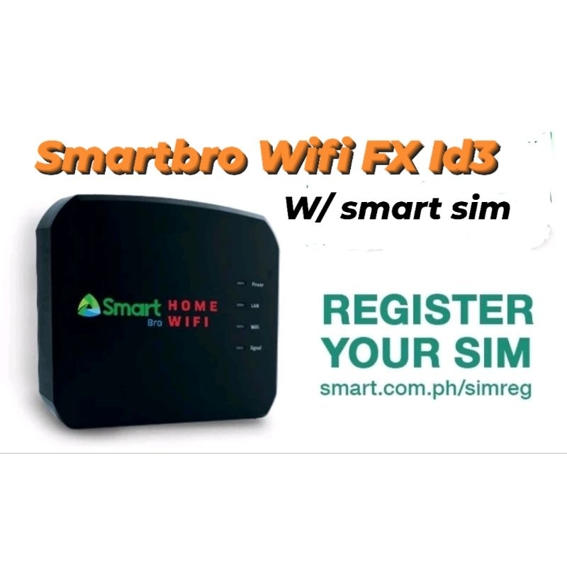 Cat 4 Smartbro Modem with Smart Sim Fxid3 | Shopee Philippines