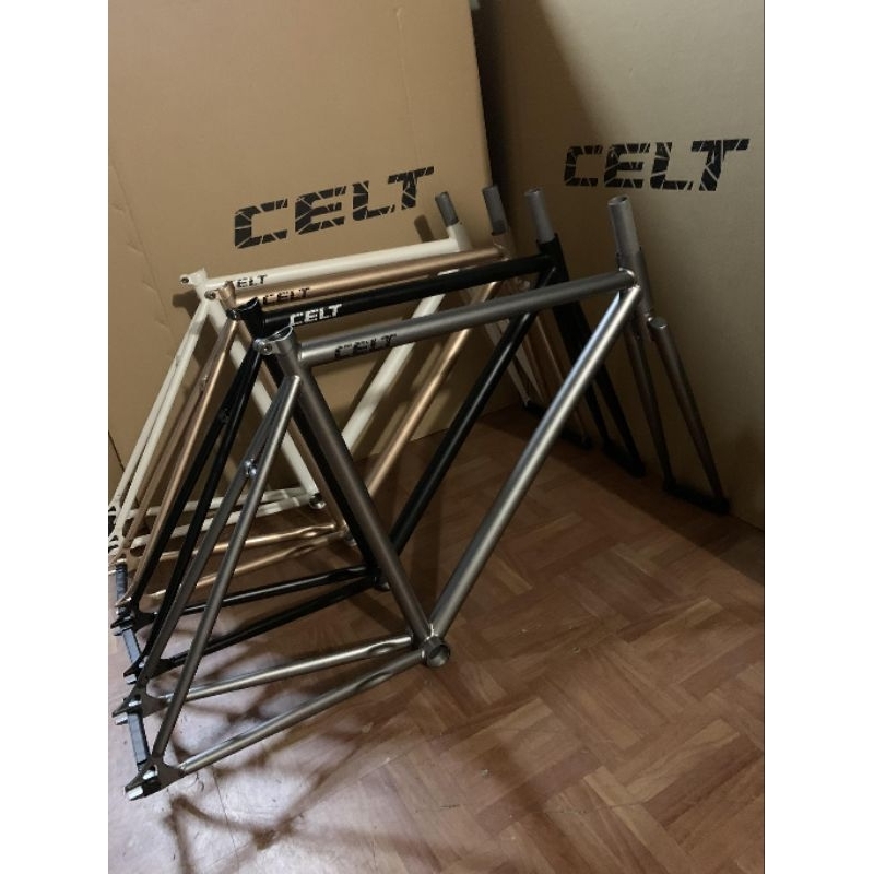 CELT FRAMESET 2K24 FRAME FORK SEATPIN HITEN STEEL ACTUAL PIC BRANDNEW ...
