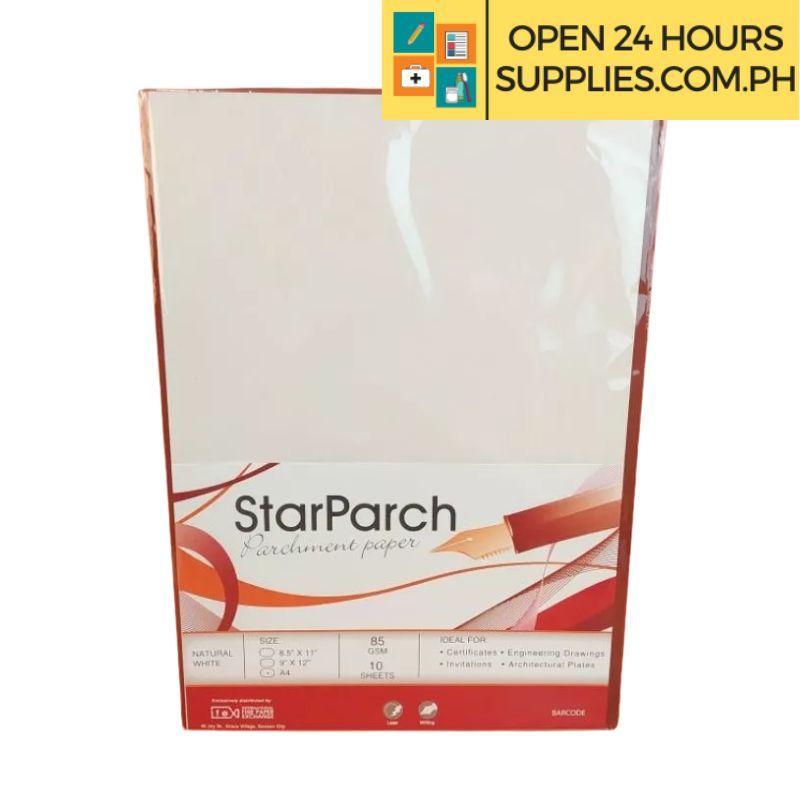 Parchment Paper (StarParch) A4 85gsm 10 sheets | Shopee Philippines