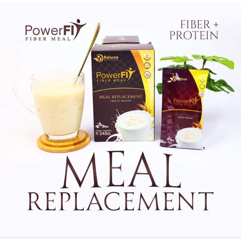 POWER FIT FIBER MEAL | Meal Replacement Fiber and Protein 35g Meal To ...