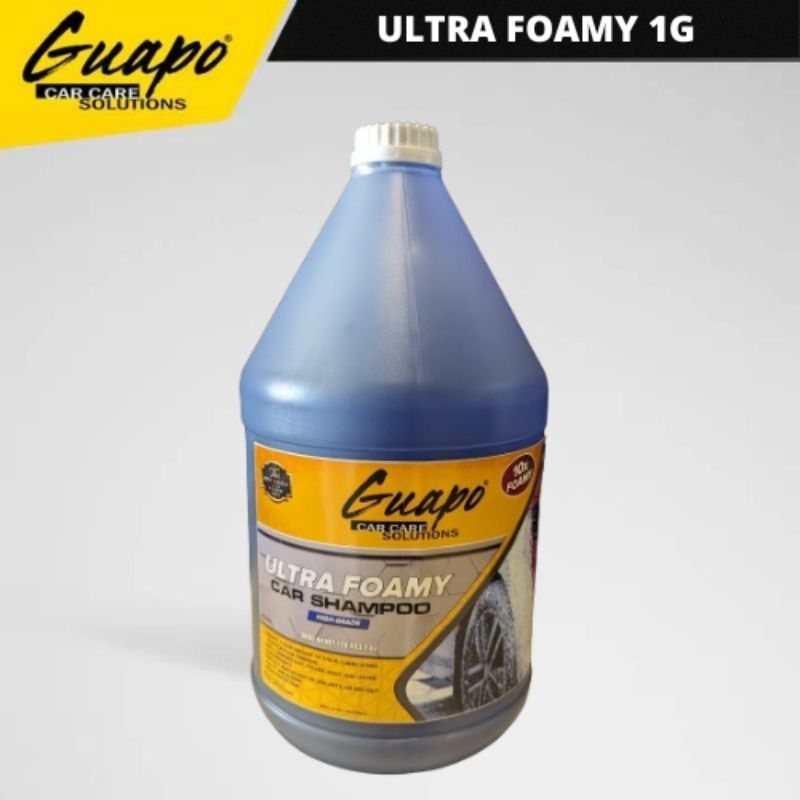 Guapo Car Care Ultra Foamy Car Shampoo High-Grade 10x Foamy 1 Gallon ...