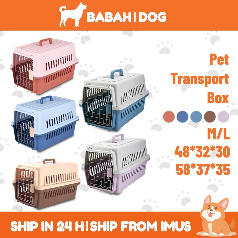 BABAH - Pet Travel Cage Portable Outdoor Hard Edge Travel Consignment ...