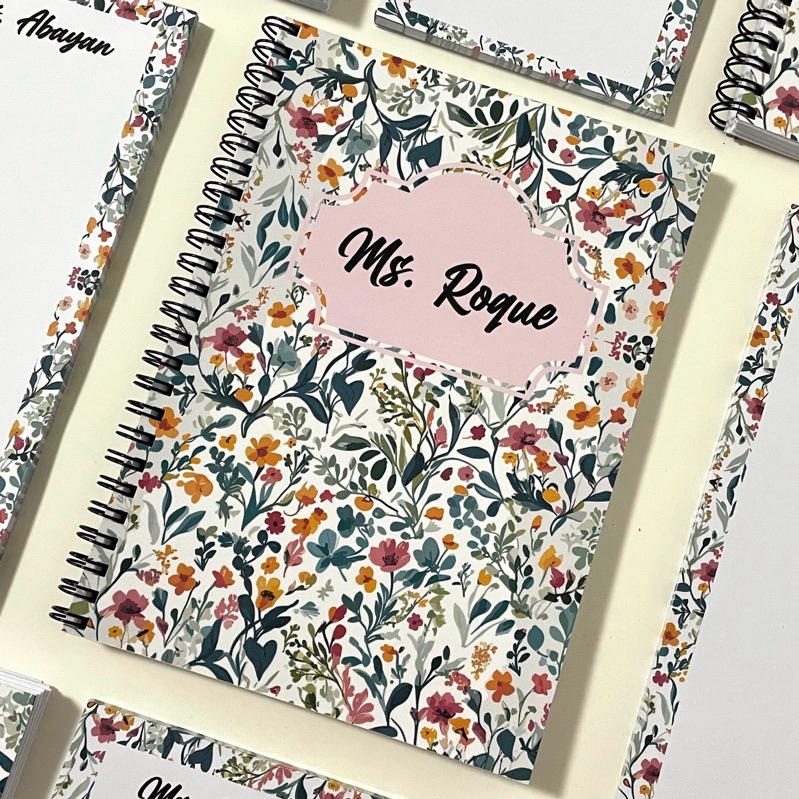 Personalized spring bind notebook | Shopee Philippines