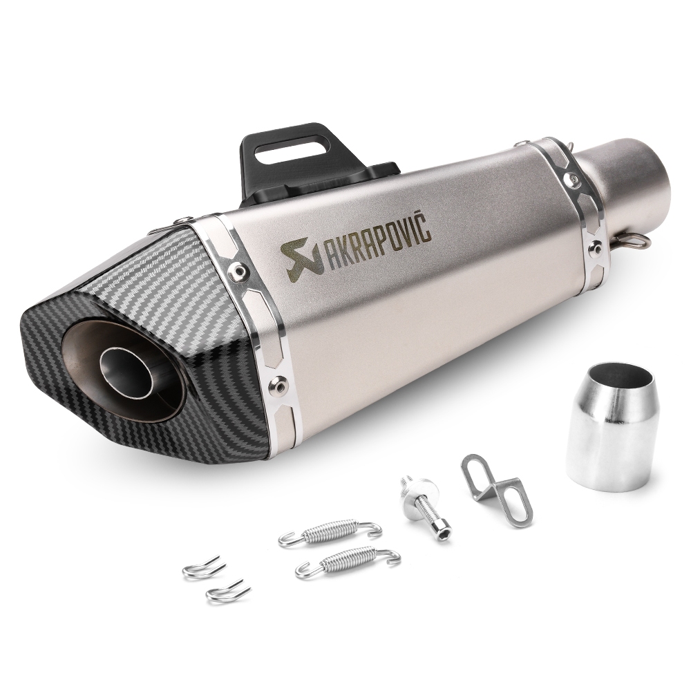 akrapovic exhaust muffler Spot Muffler exhaust pipe 38-51mm Exhaust ...