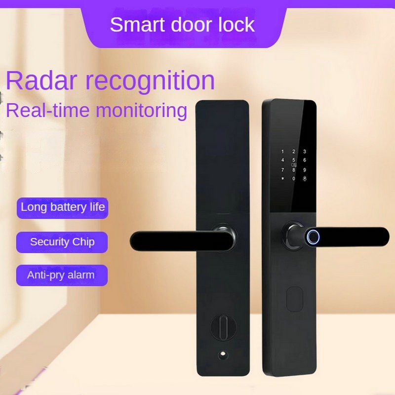 Smart Lock Fingerprint/IC card/Passcode Electronic Biometric Code ...
