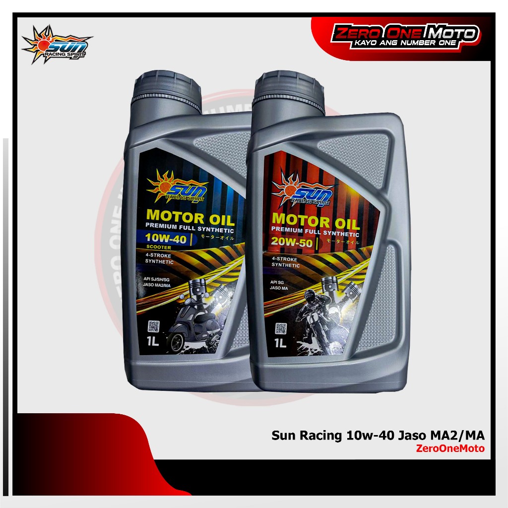 Z1 Motorcycle Sun Racing Oil Fully Synthetic 1Liter | Shopee Philippines