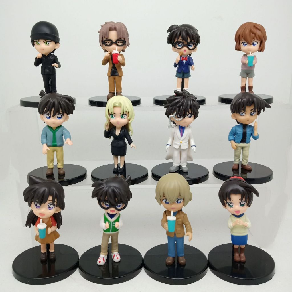 FIGURE SET DETECTIVE CONAN SET A 12IN1 (7.5CM) | Shopee Philippines