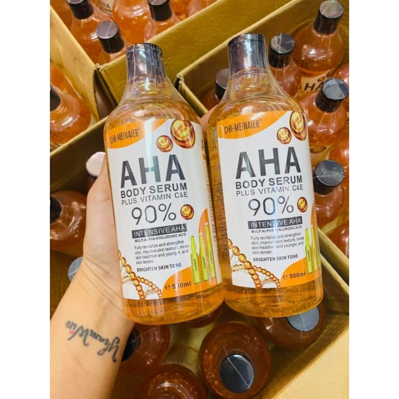 AHA Face and Body Serum Plus Vitamin C and E | Shopee Philippines