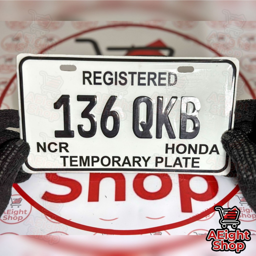 Temporary plate plaka motor motorcycle | Shopee Philippines