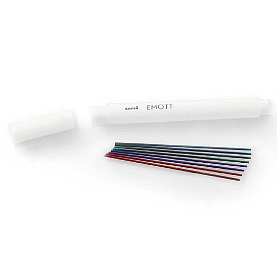 UNI EMOTT COLORED LEAD REFILL - 0.9MM (ULE09MIX) | Shopee Philippines