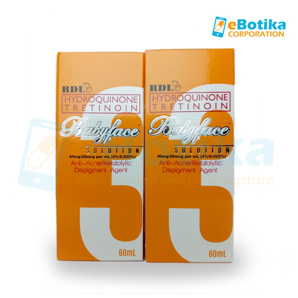 RDL No. 3 Baby Face Solution 60ml (2-Bottles) | Shopee Philippines