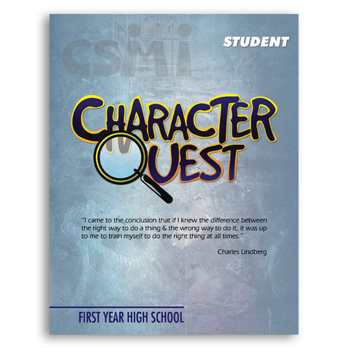 Character Quest Volume 1 (Student's Worktext for First Year High School ...