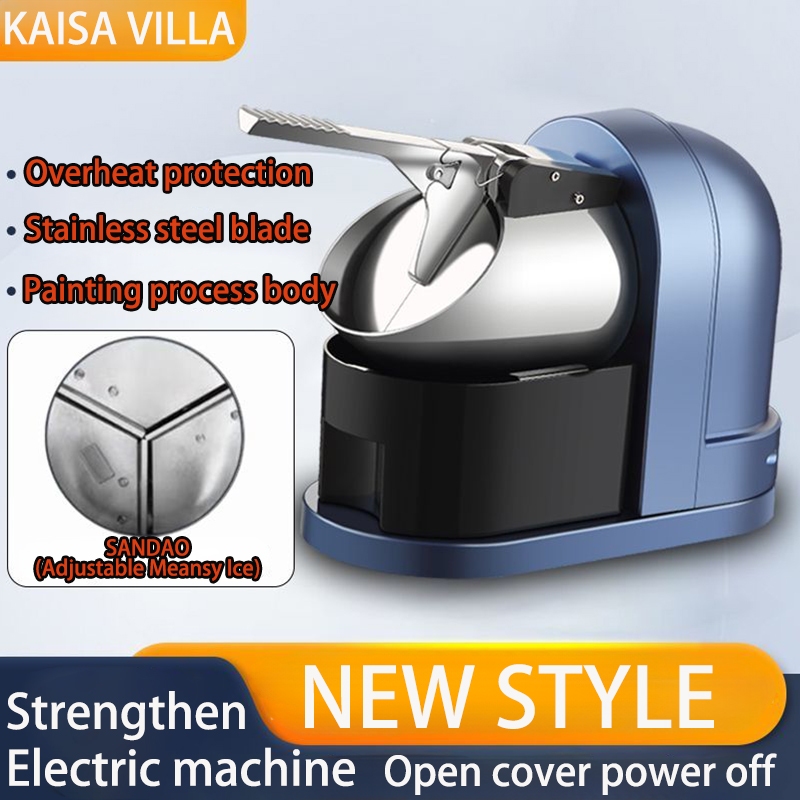 Three blade ice breaker high-power ice maker, portable heavy-duty ice ...