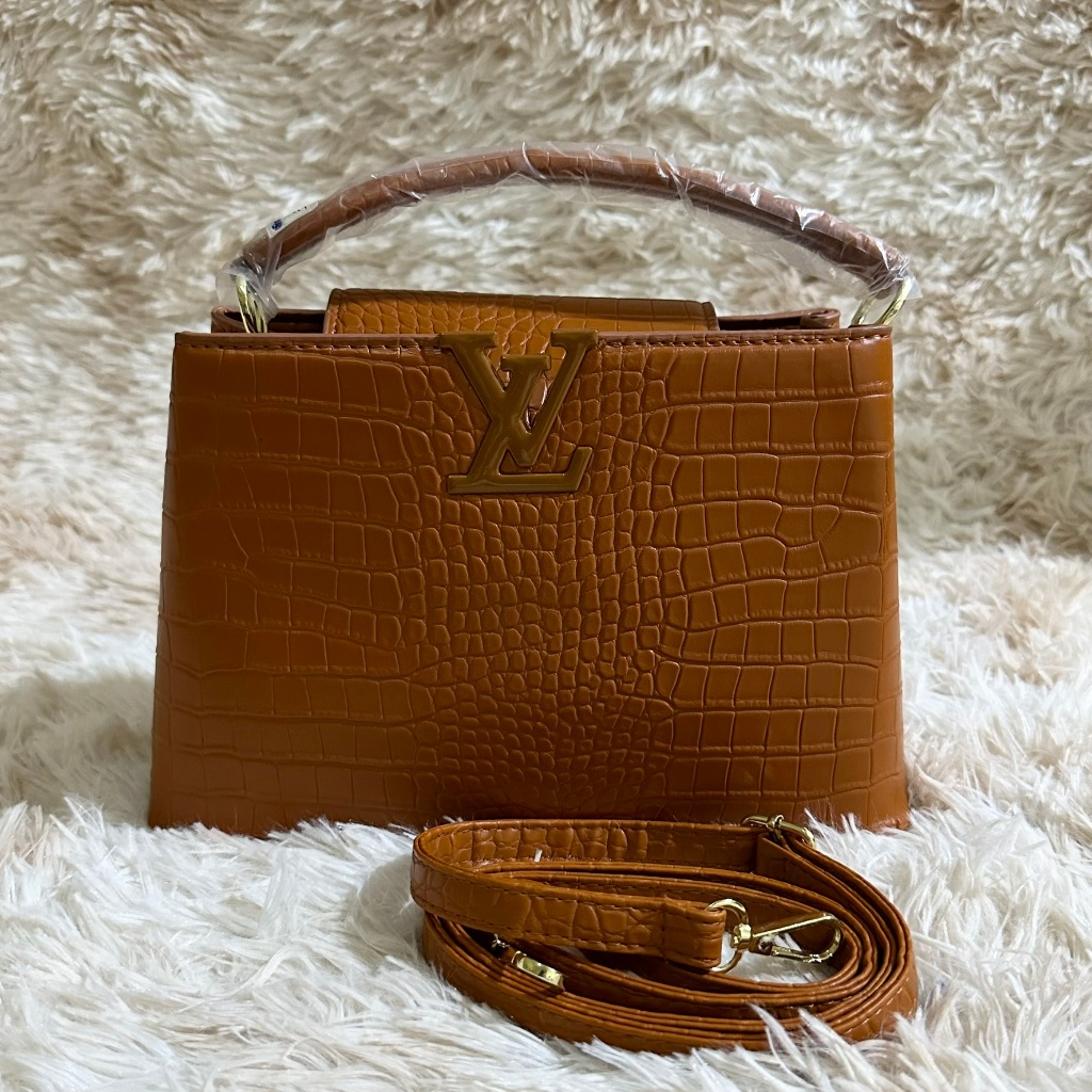 *V - L* CAPUCINE CROC SKIN - TAN | Shopee Philippines