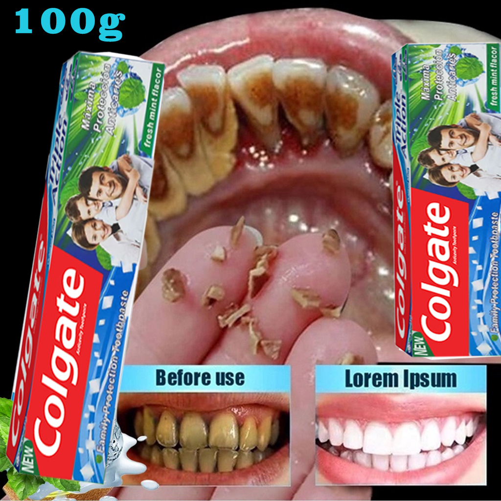 Colgate Toothpaste Maximum Cavity Protection Cool Menthol Fresh Triple ...