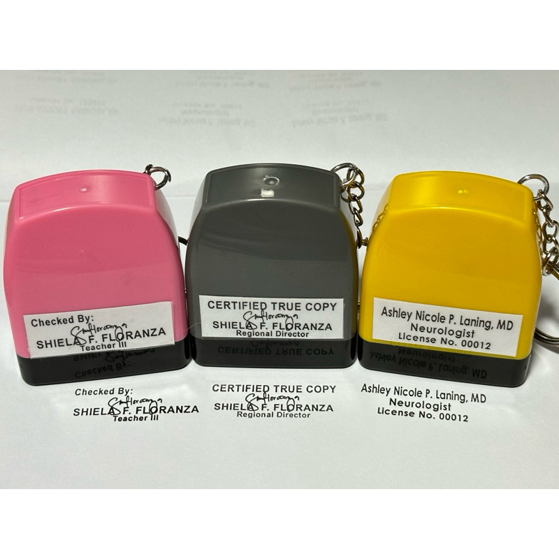 HA 13x33MM BIG PASTEL PERSONALIZED STAMP FREE NAME | Shopee Philippines