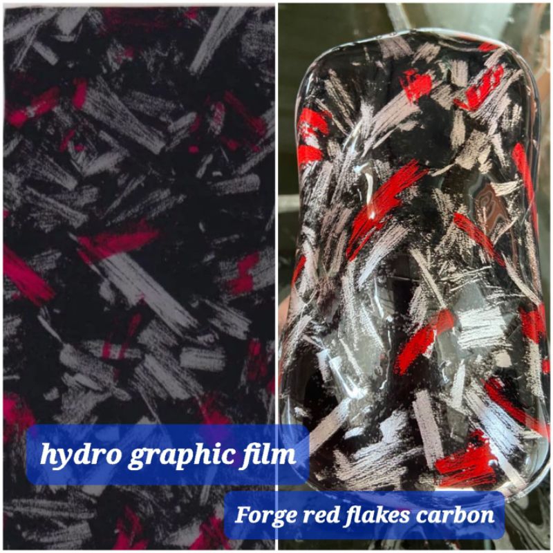 HYDRO DIP FILM | FORGED RED FLAKES PATTERN | 0.5 X 1M | Shopee Philippines