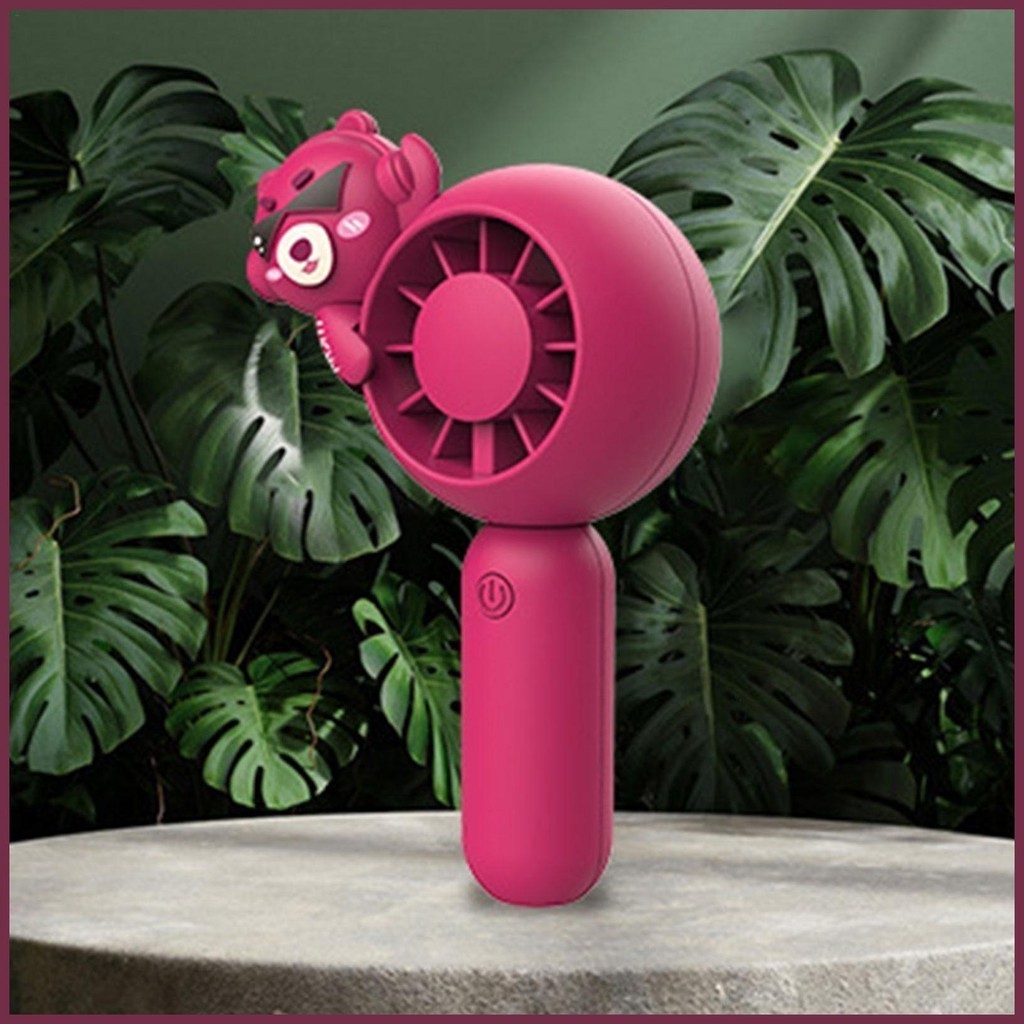 3-speed Vibrant Bear Little Fan Cartoon Power Compact Portable USB ...