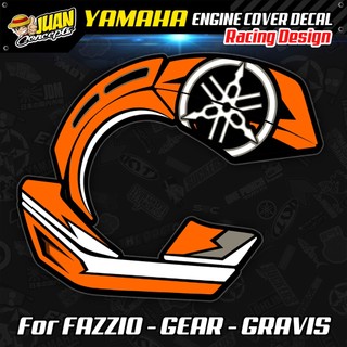 Yamaha Radiator Decals Racing Design (Mio Gear,Fazzio,Gravis) | Shopee ...