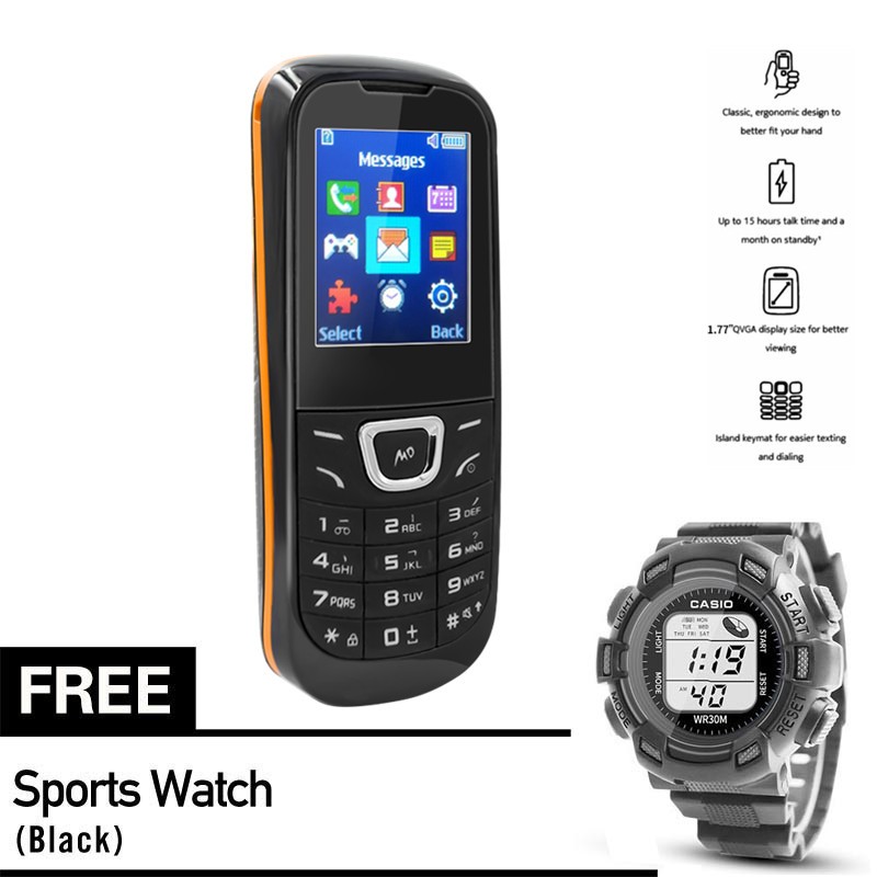 Keypad Phone E1220 basic Phone Mobile Phone Feature Phone 800mAh(Single ...