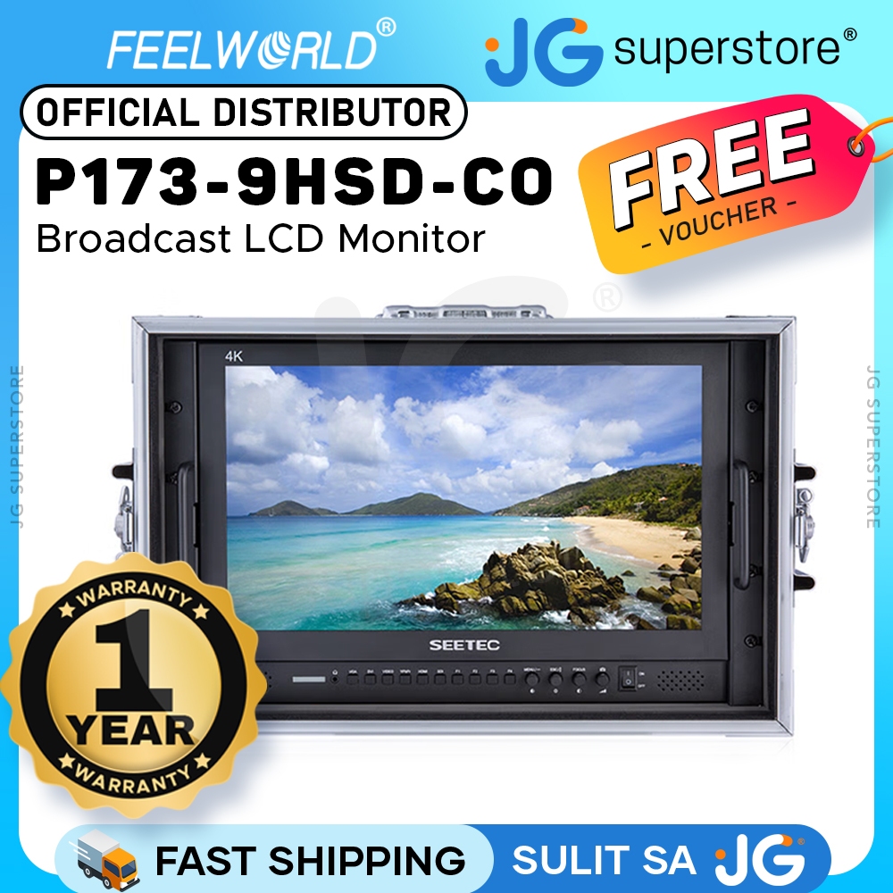 Feelworld SEETEC Full HD 17.3" Broadcast Carry-On LCD Monitor 3G-SDI ...