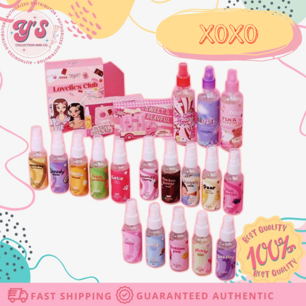 [AUTHORIZED DISTRIBUTOR] XOXO COSMETICS PH INSPIRED PERFUME SCENTS 50ML ...