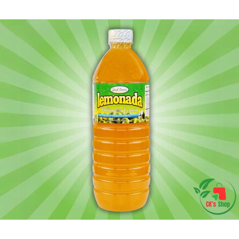 Good Sense Lemonada Concentrate Calamansi with Honey 1000ml | Shopee ...