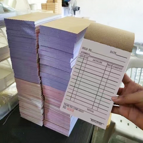 Resibo Carbonized Receipt Wholesale With Carbon Paper Duplicate Receipt ...